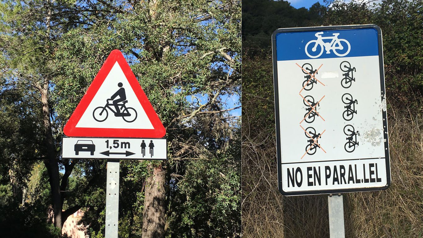 Maillorca is bike friendly - they want you safe on the road